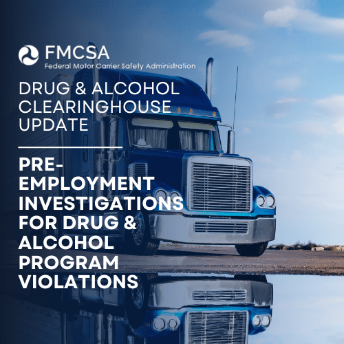 FMCSA Clearinghouse Changes - On Demand Occupational Medicine
